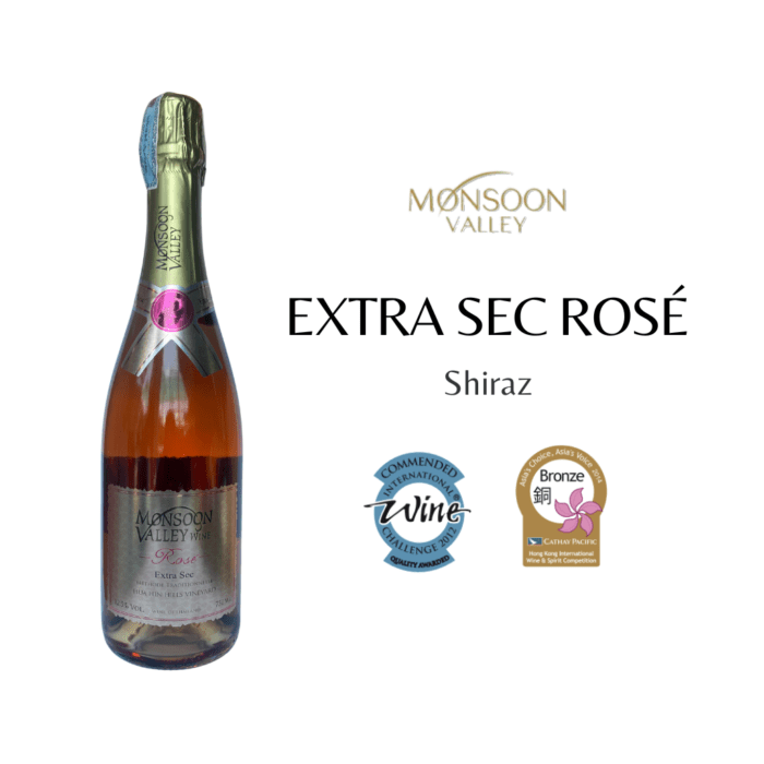 MONSOON VALLEY EXTRA SEC ROSÉ | Thai Winery House&Tour